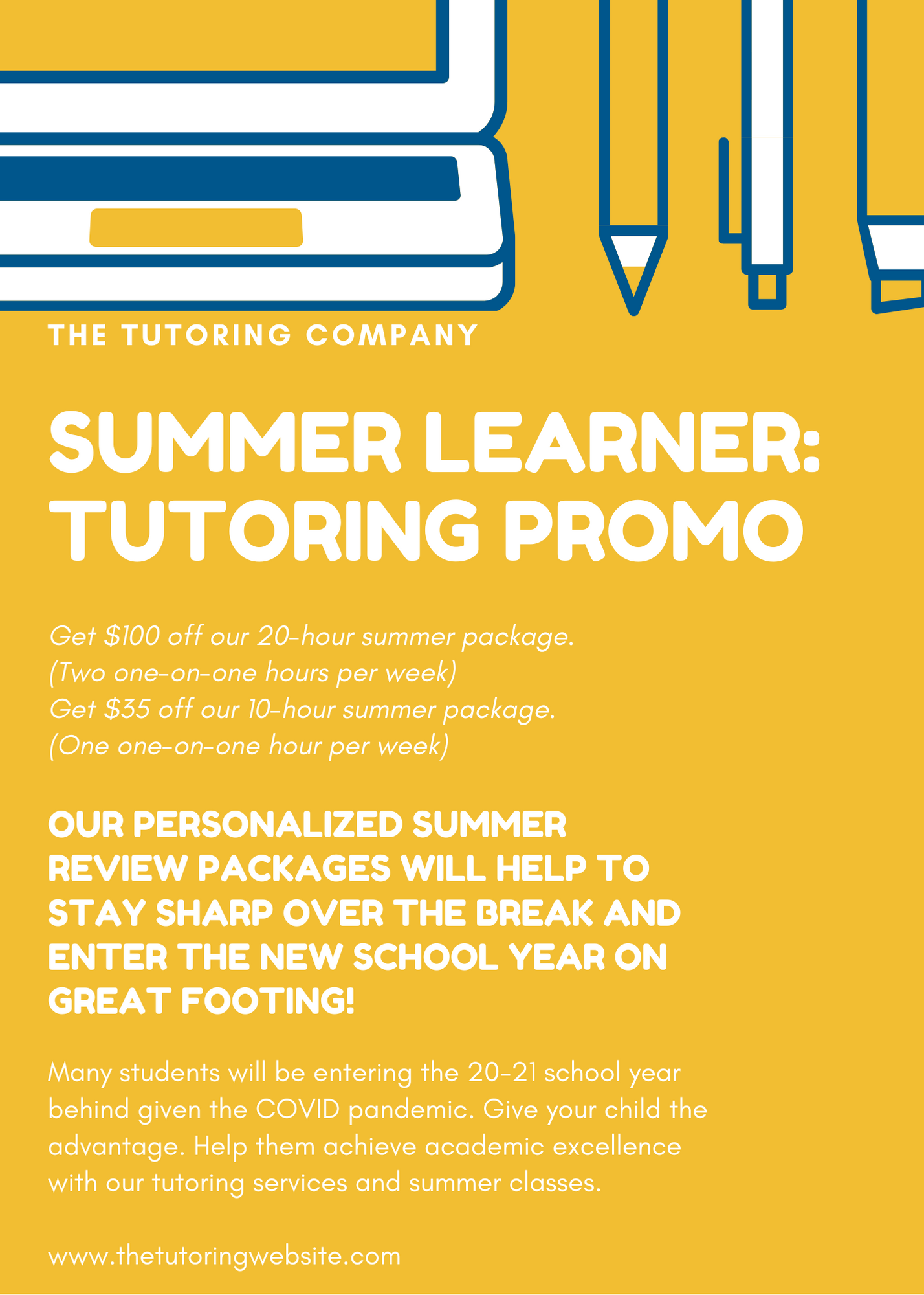 Customized Tutoring Summer Review Specials - The Tutoring Website Customized Tutoring Summer Review Specials - The Tutoring Website